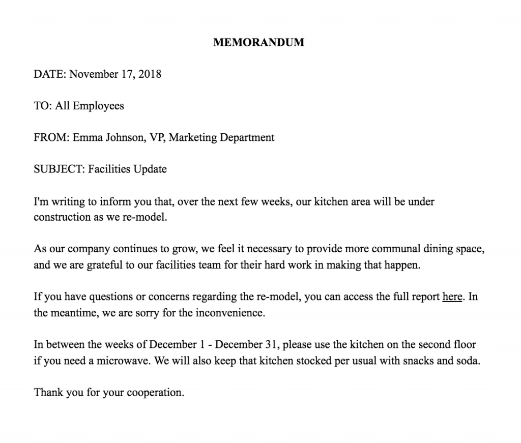 What Is a Memo? How to Write a Professional Memo - TOS